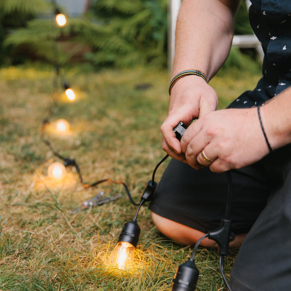 E26 Festival Light Stringer (330 ft) | 24" Spacing | Big Star Lights